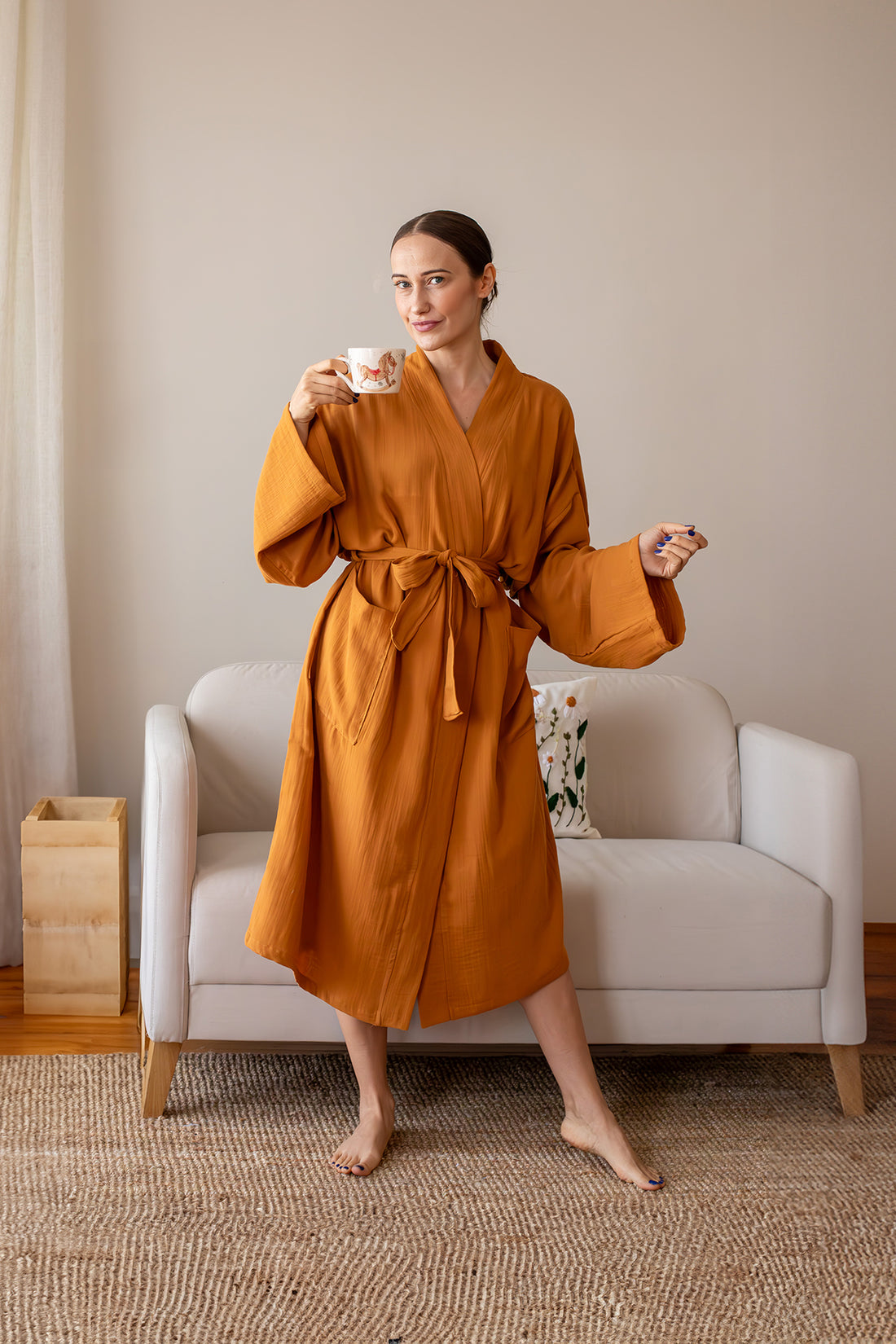 Muslin Bathrobe & Robes – Vivamaison
